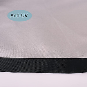 kefit Dog Crate Cover 42 inch, Kennel Cover for Dog Cage, Black