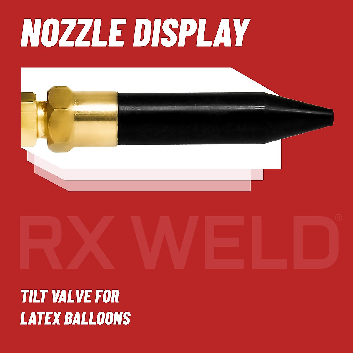 RX WELD Helium Latex Balloon Filler Air Flow Inflator Regulator 0-3000 PSI with Gauge for CGA580 Tank Valve