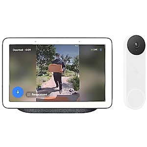 Google Nest Doorbell Wireless Battery Doorbell and 7-inch Screen Bundle (Wireless Doorbell)