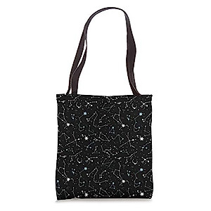 Pattern Sky Stars Zodiac Sign Constellation Gift Men Women Tote Bag