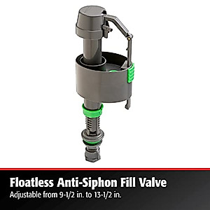 Plumb Pak, Gray/Green K830-16BX Universal Water Saving Tank Repair Kit for 2-Inch Flush Valve Toilets, Size