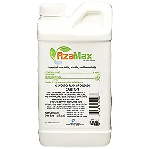 AzaMax General Hydroponics GH2007 Antifeedant and Insect Growth Regulator, 16 Ounce