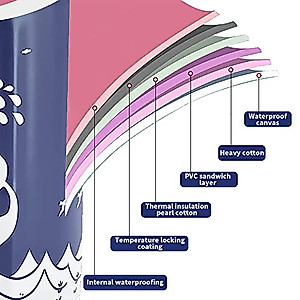 MKSY Portable Folding Bathtub, Eco-Friendly Bathing Tub Soaking Standing Bath Tub for Small Places Shower Stall Separate Family Bathroom SPA (Blue Whale)