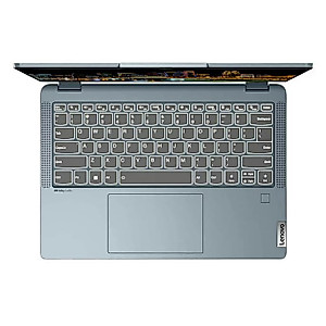 Lenovo 2023 Convertible 2-in-1 Laptop,14Inch IPS 2K(2240x1400) Touchscreen Intel 10-Core Processor i7-1255U Up to 4.60GHz 16GB Ram 512GB SSD Backlit Keyboard Fingerprint Reader Win11 OS(Renewed) Blue