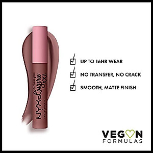 NYX PROFESSIONAL MAKEUP Lip Lingerie XXL Matte Liquid Lipstick - Unhooked (Grey Toned Beige)