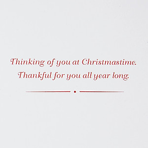 Hallmark Signature Christmas Card (Merry Christmas Lettering)