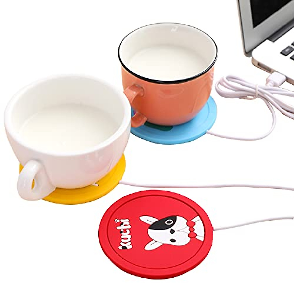 Coffee Mug Warmer Candle Warmer Plate - 3-Setting Cute Animals Design Mug Warmer for Desk, Temperature up to 149℉ for Office Home Desk Use