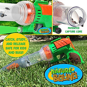 Nature Bound Bug Catcher Vacuum with Light Up Critter Habitat Case for Backyard Exploration - Complete Kit for Kids Includes Vacuum and Cage, Green (Original Style)