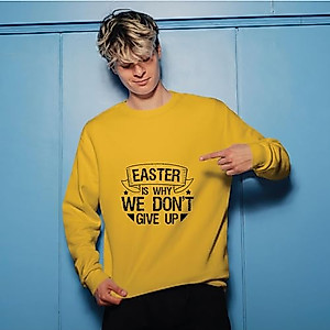 Easter Gift for Those Who Persevere Encouragement for Difficult Times Grey White Muticolor Unisex Sweatshirt