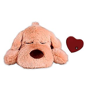 Original Snuggle Puppy Junior - Heartbeat Behavioral Aid Puppy Toy – Puppy Heartbeat Toy Sleep Aid (Biscuit)