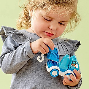 LEGO DUPLO My First Tow Truck 10918 Educational Tow Truck Toy, Great Gift for Kids Ages 18 Months and up, New 2020 (6 Pieces)