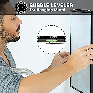 Multi-Tool Pen Gifts for Men Cool Multitool Set Gift for Dad Birthday, Fathers Day, Valentines, Construction Gadgets DIY Tool, With Screwdriver, Stylus, Bubble Level, Ruler & Phillips Flathead Bit