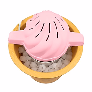 Nostalgia Electric Ice Cream Maker - Old Fashioned Soft Serve Ice Cream Machine Makes Frozen Yogurt or Gelato in Minutes - Fun Kitchen Appliance - Pink - 4 Quart