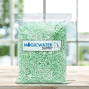MagicWater Supply Crinkle Cut Paper Shred Filler (1 LB) for Gift Wrapping & Basket Filling - Mint