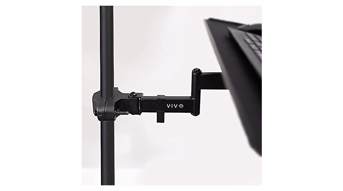 VIVO Steel Universal Full Motion Pole Mount, 26 Inch Keyboard and Mouse ...