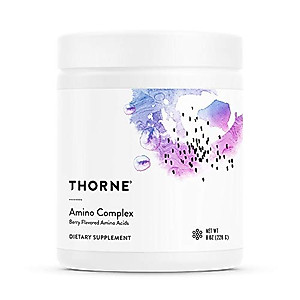 Thorne Amino Complex - Clinically-Validated EAA and BCAA Powder for Pre or Post-Workout - Promotes Lean Muscle Mass and Energy Production - NSF Certified for Sport - Berry Flavor - 8 Oz - 30 Servings