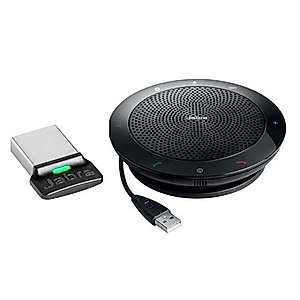 Jabra Speak 510+ with Link 360 – USB & Bluetooth Speakerphone Optimized for UC
