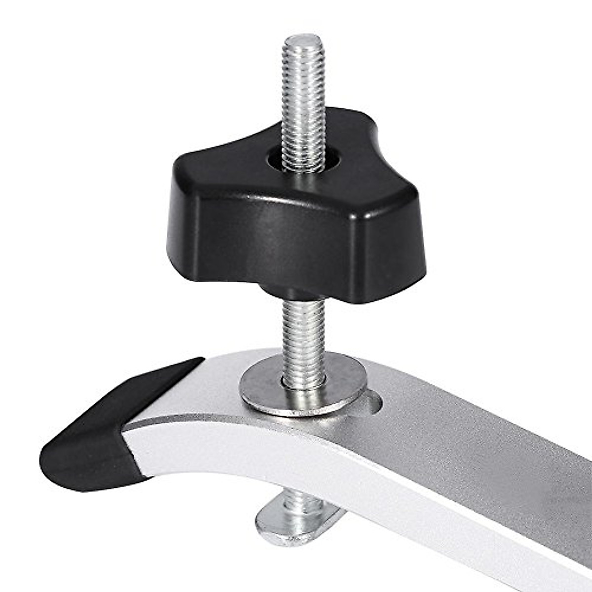 T Slot Clamp Set T Tracks Hold Down Clamps 5/16in T Bolt Hold Down Clamp Kit, T Track Clamp Hold Down Clamping Kit,Double-Cut Jig Profile Universal T-Tracks with Predrilled Mounting Holes