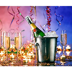 Nanmate 3 Pack Champagne Sealer Stopper Stainless Steel Sparkling Wine Bottle Sealer Set,Prosecco, Cava, and Sparkling Wine Stopper