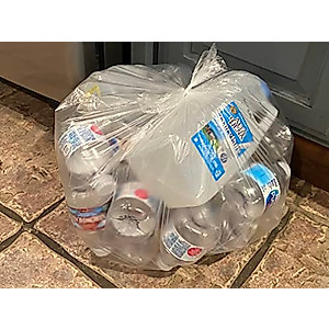 TYPLASTICS Trash Can Liners Bag - Wholesale 1000 Count Garbage Bags on Perforated Roll 10-15 Gallon 24" X 33"