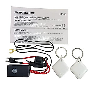 FANGZI Auto Immobilizer System, M506 Car Wireless Immobilizer Car Engine Lock Auto Anti-Theft Device Intelligent Circuit Cut Off Alarm Tool Auto Car Immobilizer System