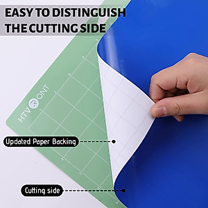 HTVRONT Permanent Vinyl for Cricut Machine, 80PCS 12"x12" Adhesive Vinyl Sheets--Permanent Vinyl Bundle for Mugs, Decoration, Craft Projects