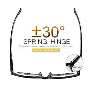 Photochromic Transition Nearsighted Distance Glasses For Men and Women Retro Myopia Glasses TR90 Lightweight Negative Power Shortsighted Eyeglasses Black Full Frame Eyewear Anit UV & Glare Sunglasses