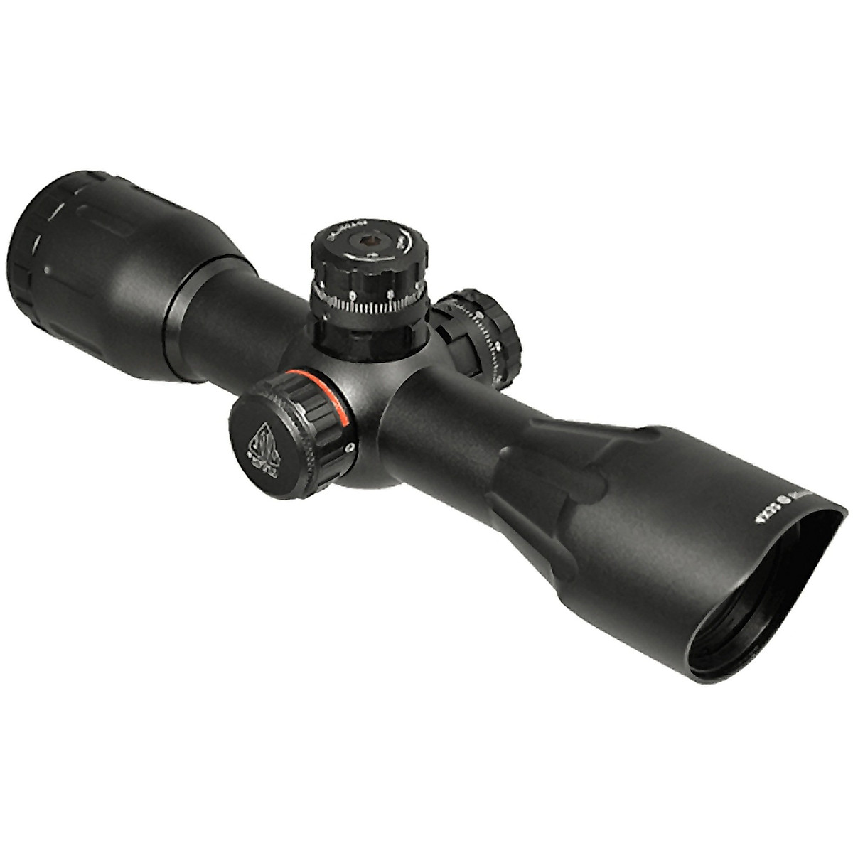 UTG 4X32 1" Crossbow Scope, Pro 5-Step RGB Reticle, QD Rings