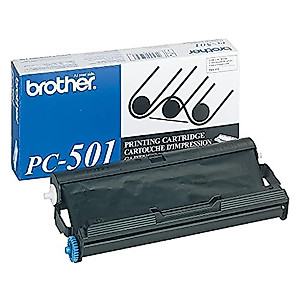 Brother Pc501 Thermal Transfer Print Cartridge, Black - in Retail Packaging