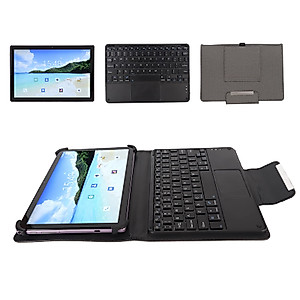 2 in 1 Tablet,10.1 Tablet with Keyboard 8GB 256GB 128G Expandable Computer Tablets PC, 8 Core CPU 5G WiFi Tablet 8+16MP Dual Camera (US Plug)