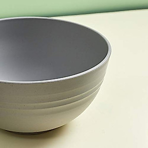 greenandlife Unbreakable Cereal Bowls - 24 OZ Wheat Straw Fiber Lightweight Bowl Sets 4 - Dishwasher & Microwave Safe - for,Rice,Snack Bowls