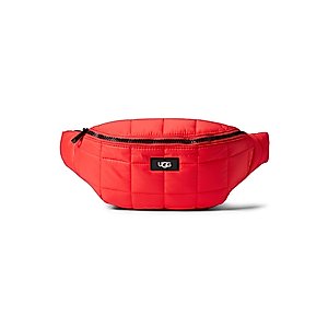 UGG Women's Gibbs Belt Bag Puff Handbag, Natural Spotty, One Size