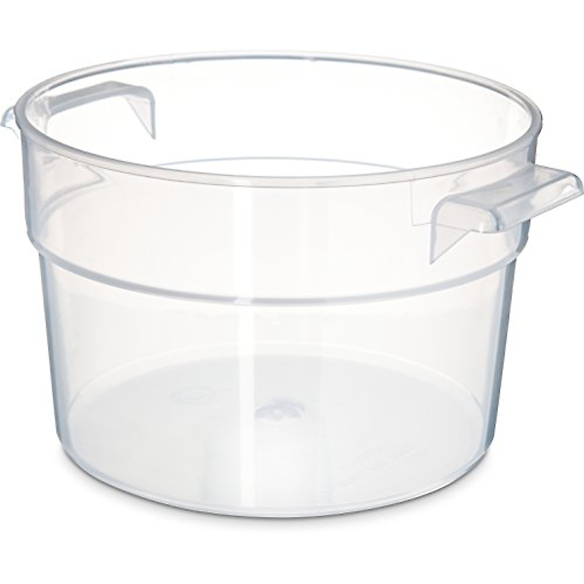 Carlisle FoodService Products 020530 BPA-Free Bains Marie Round Storage Container, 2 Quart, Clear