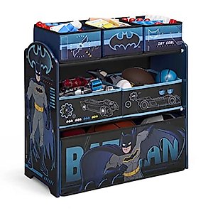 Delta Children Design & Store 6 Bin Toy Storage Organizer, Batman