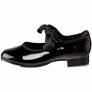 Bloch girls Bloch Girl's Annie Tyette Tap dance shoes, Black Patent, 11 Medium US