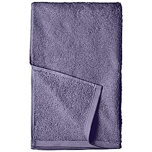 Amazon Basics Cotton Hand Towel - 24-Pack, Lavender, 16" x 26"