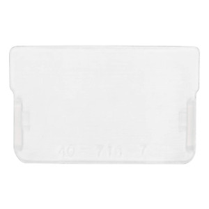 Akro-Mils 40716 Width Dividers for Plastic Storage Hardware and Craft Cabinet Small Drawers, (16-Pack), Clear, White