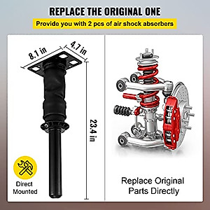 Mophorn Rear Cab Air Shock Absorber for International Prostar 2008+ 3595977C96 3595977C95 Cab Air Shock Dampen the Driving Vibration (Two Piece(a pair))