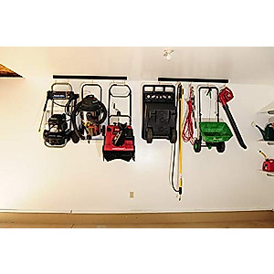 Titan Track Adjustable Overhead Bike Storage Rack (50" length) 50lbs. per hook Plus1 additional hook per track free