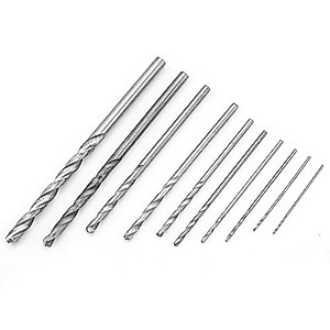 Twist Drill Bits,10 Different Specifications of Twist Drill bits,for Most Drilling Jobs and Materials Such as Thin Metal,Durable