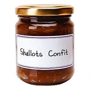 Shallots Confit French Import 7.05 oz jar from l'Epicurien France, One