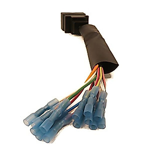 The ROP Shop | 13-Pin Male Snow Plow Side Wiring Harness Repair Kit for Boss HD Straight Blade