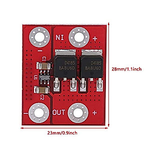 15A Solar Ideal Diode Controller Module Solar Panel Battery Charging Anti Reverse Irrigation Protection Ideal Diode for Solar Panels