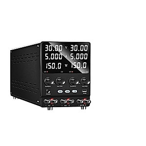30V10A DC Dual-Channel Power Supply Adjustable Variable Multiple Output Regulated Series Parallel Connection 60V(605,110V)