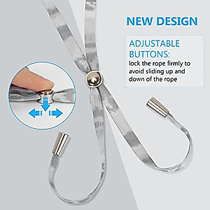 WWW Phone Lanyard,2× Universal Crossbody Cell Phone Lanyards with Multifuctional Patch and Adjustable Shoulder Neck Strap,Cell Phone Lanyard Compatible with All Smartphone for Women Girls,Grey