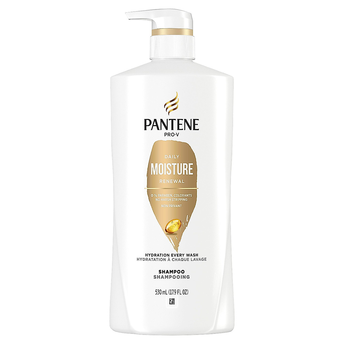Pantene Pro-V Daily Moisture Renewal Shampoo 17.6 fl oz Pump Bottle