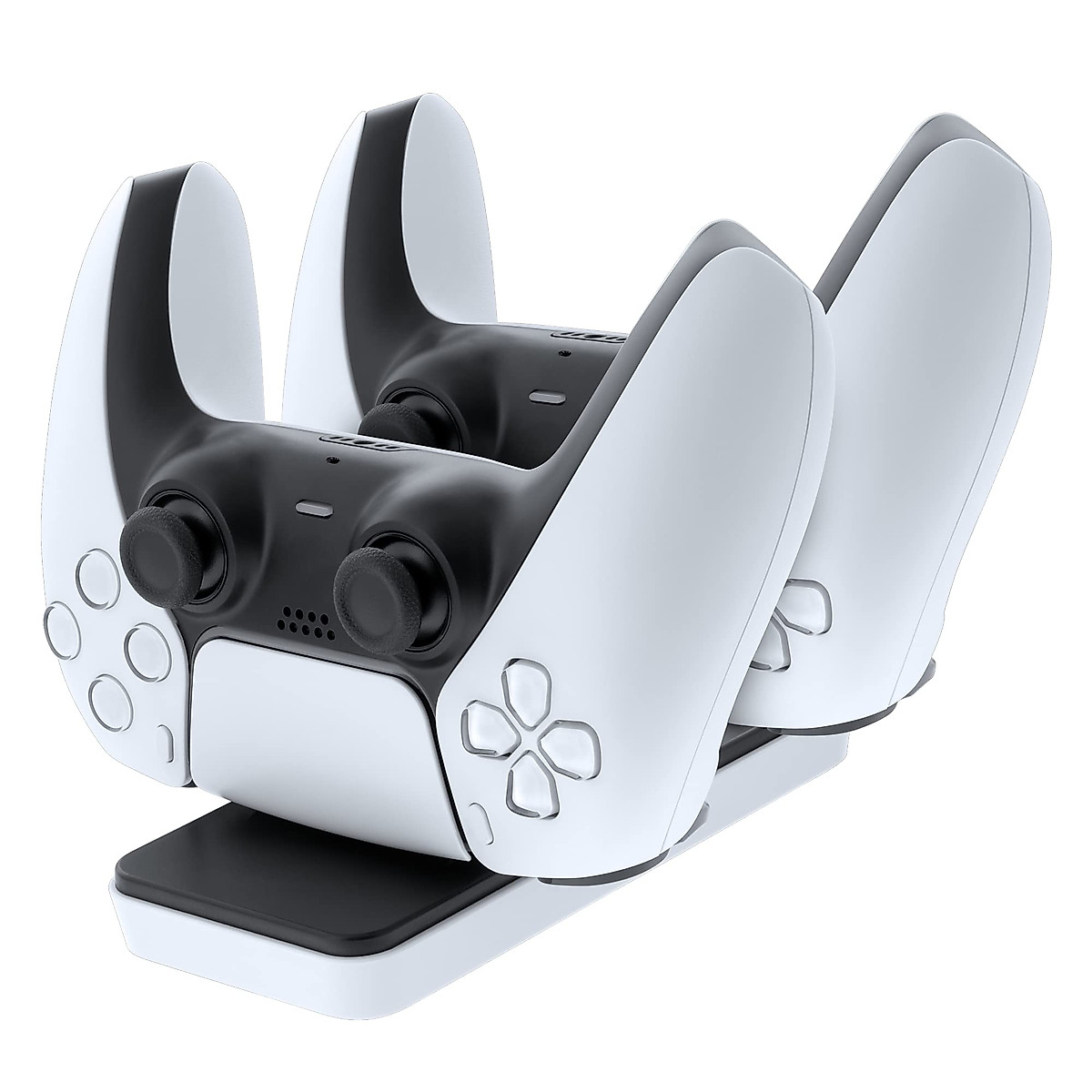 dreamGEAR Gamers Kit for PlayStation 5: Gaming Headset with 50mm Drivers, PS5 Controller charger, Adjustable Phone Mount, USB-C Cable, Protective Cover and Caps