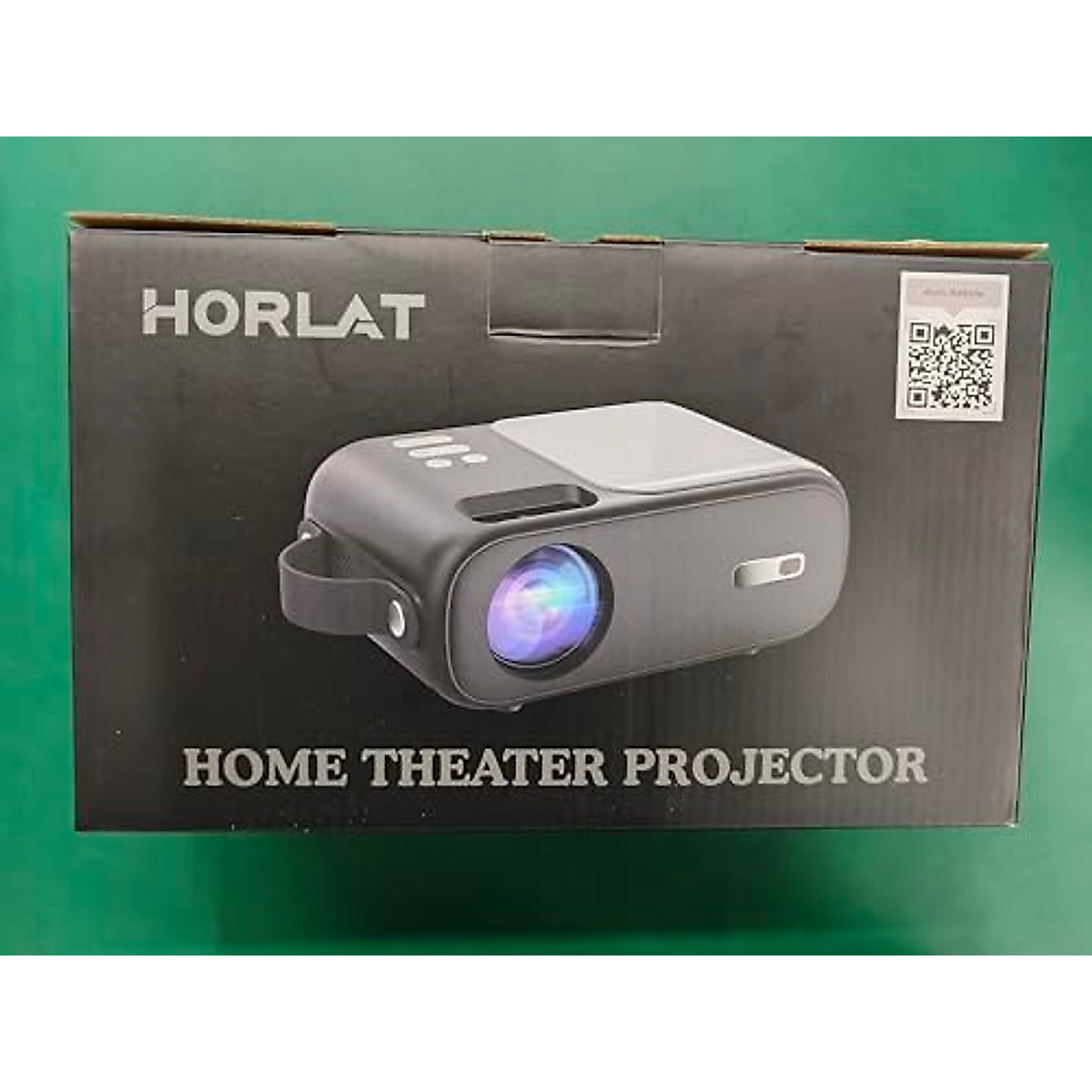 Mini Projector for iPhone, 5G WiFi Bluetooth Projector, 9000 Lumen 1080P Supported Portable Projector with ±15°/4P/4D Keystone & 50% Zoom, Outdoor Projector Compatible with Gaming/PC/TV Stick (Grey)