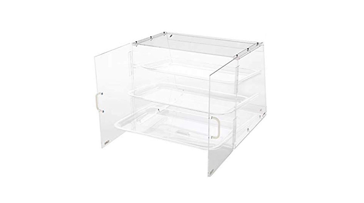 Winco 3-Tier Pastry Display Case - Elevate Your Bakery