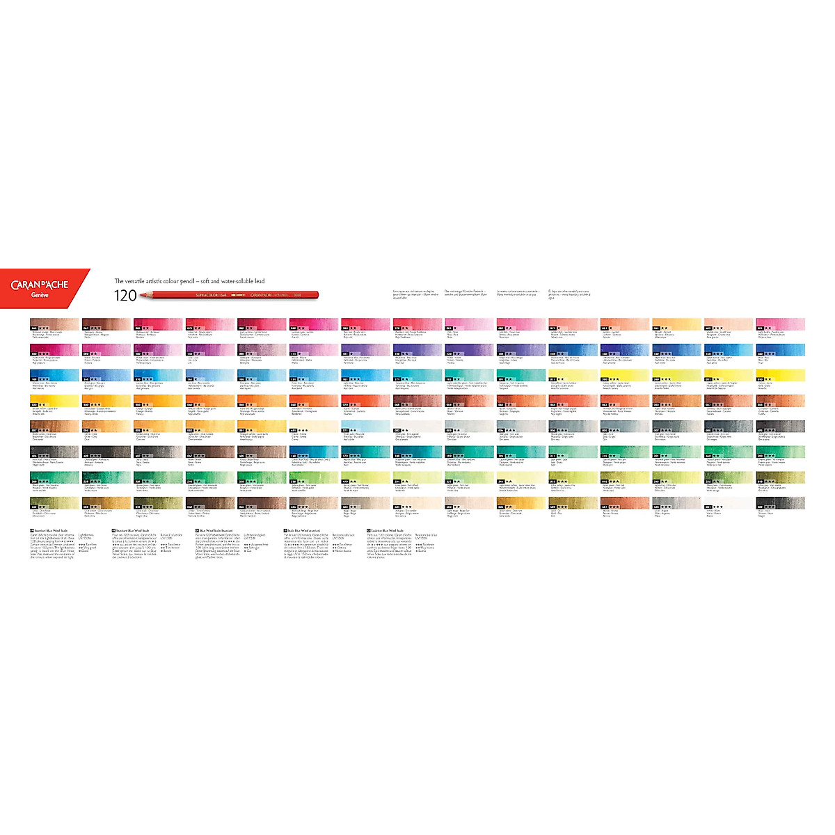 CREATIVE ART MATERIALS Caran D'ache Supracolor Metal Box Set Of 18 (3888.318)